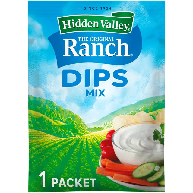 Hidden Valley Gluten Free Fiesta Ranch Dips Mix, 1 oz - Walmart.com
