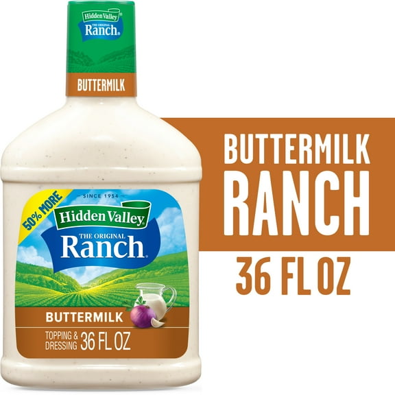 Hidden Valley Gluten Free Buttermilk Ranch Salad Dressing and Seasoning ...