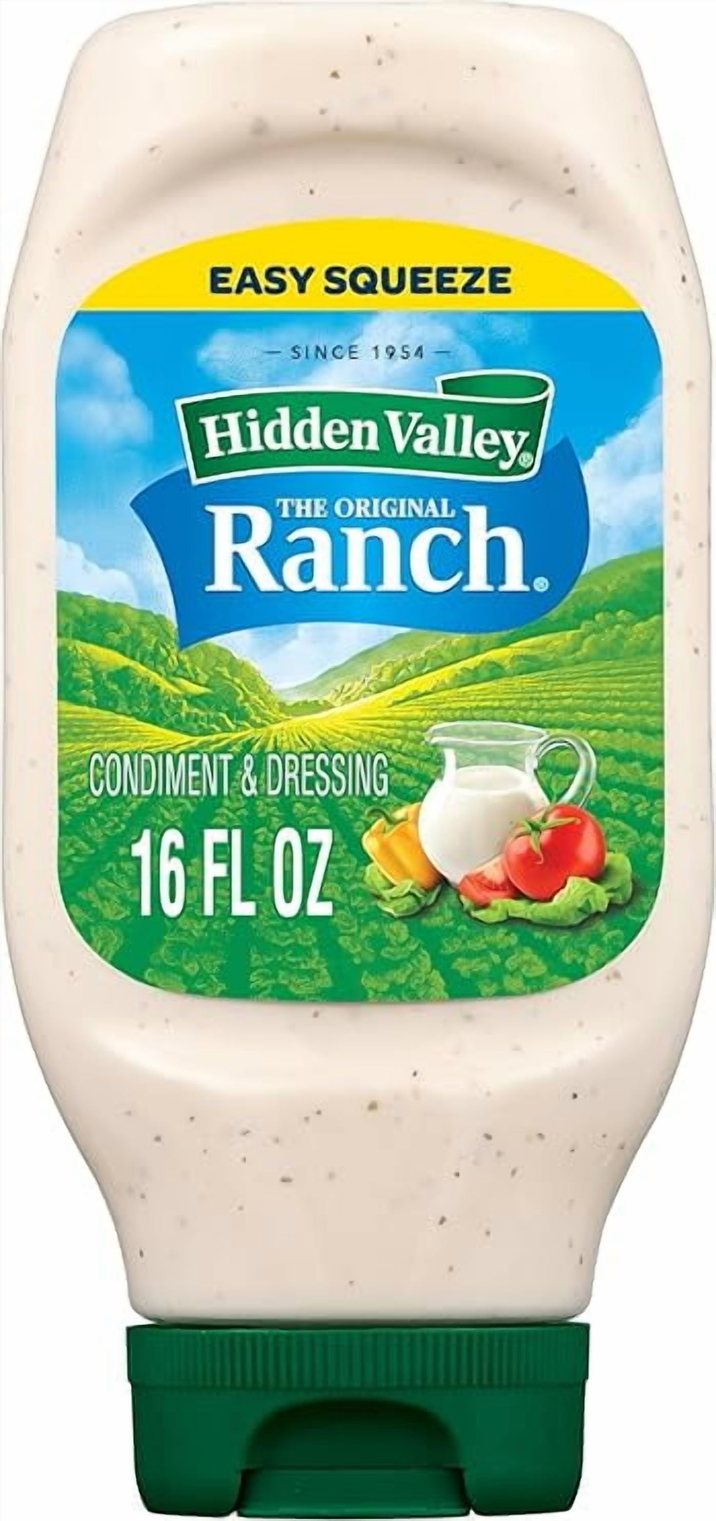 Hidden Valley Original Ranch Condiment and Dressing, Easy Squeeze ...