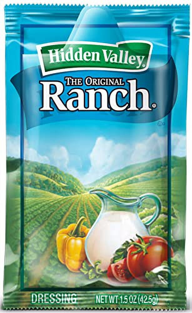Hidden Valley Original Ranch Dressing Single Serve, 1.5 oz - Case of 84 - Walmart.com