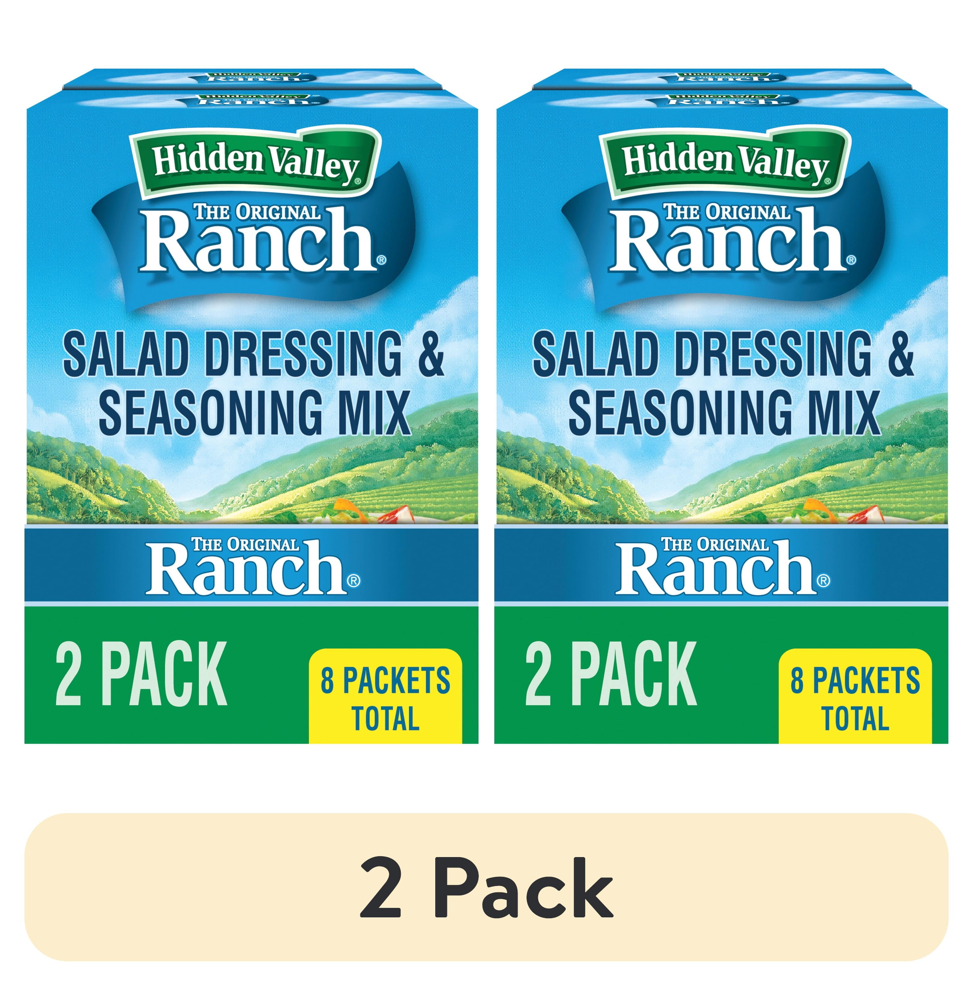 (2 pack) Hidden Valley Original Ranch Salad Dressing & Seasoning Mix, 1 ...