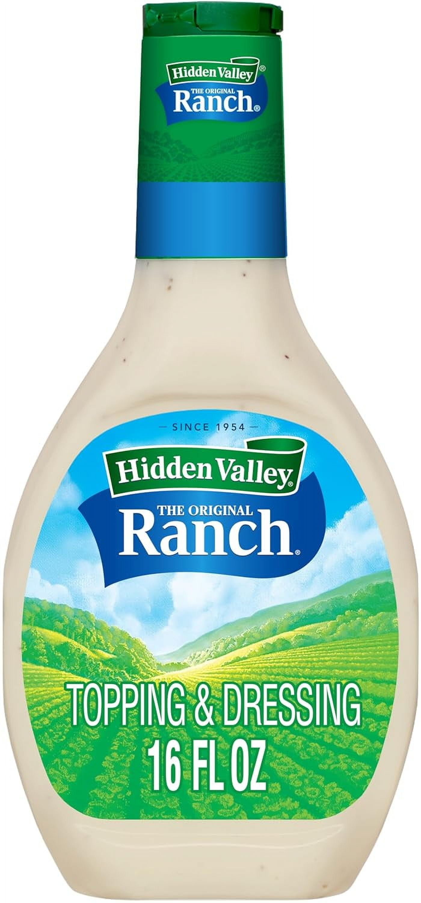 Hidden Valley Original Ranch Salad Dressing & Topping, Gluten Free - 16 ...