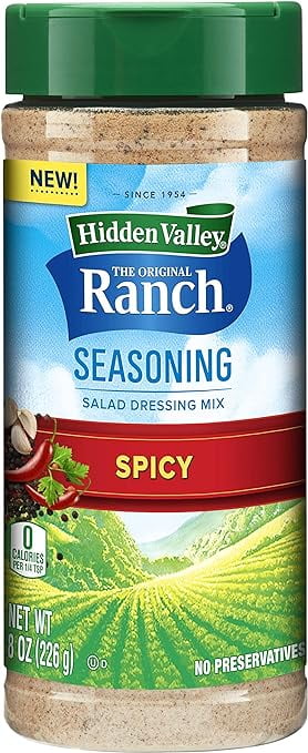 Hidden Valley Ranch Dressing & Seasoning Mix, Spicy Ranch Dressing Mix ...