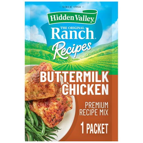 Hidden Valley Ranch Recipes Buttermilk Chicken Premium Recipe Mix, 1 ...