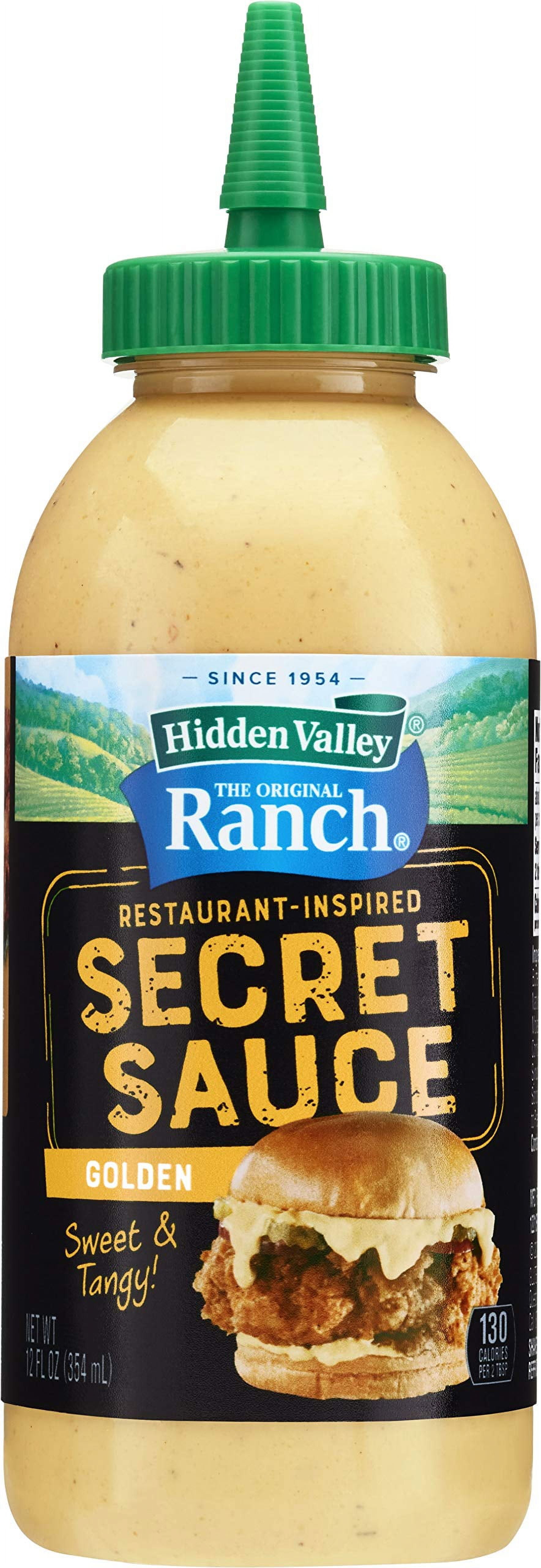 Hidden Valley Ranch Sauce, Golden Ranch Secret Sauce Burger Topping And ...