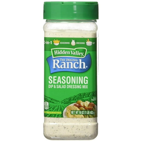 Hidden Valley Original Ranch Seasoning & Salad Dressing Mix, 16 oz ...