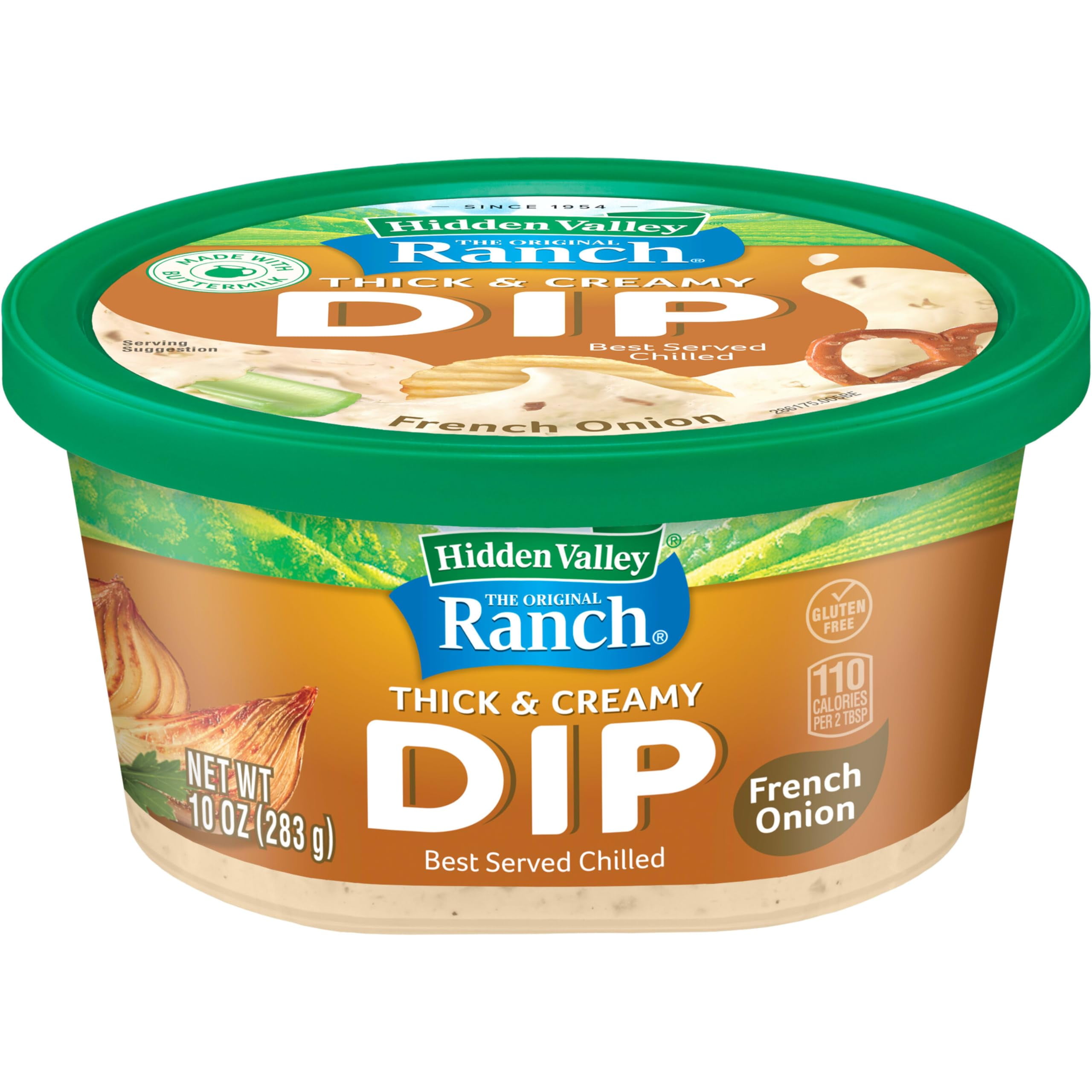 Hidden Valley Ready-To-Eat Dip, SE33 French Onion, 10 oz (Package May ...