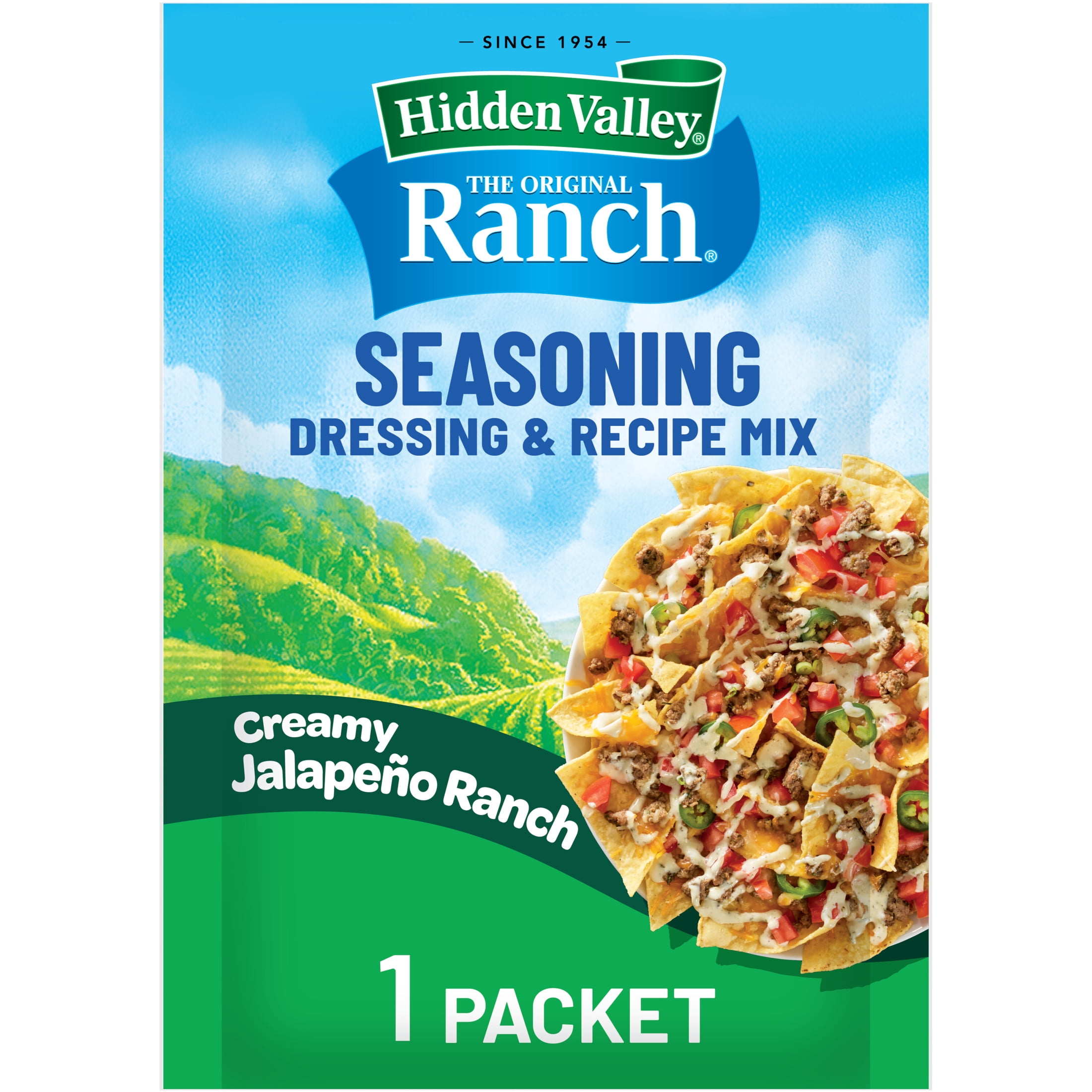 Hidden Valley Seasoning, Dressing and Recipe Mix, Creamy Jalapeño Ranch ...