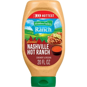 Hidden Valley Garlic Ranch Condiment and Dressing, 20 Fluid Ounce ...