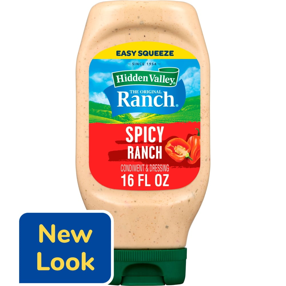 Hidden Valley Spicy Ranch Condiment and Dressing - 16 fl oz - Pack of 2 ...