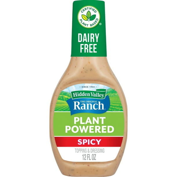 Hidden Valley Vegan Gluten Free Spicy Original Plant Powered Ranch ...