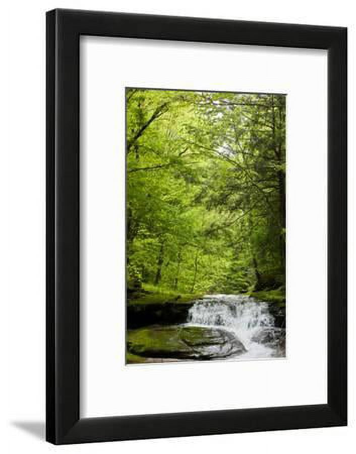Hidden Waterfall Photo Print Poster, Framed Art Print Wall Art Sold by ...