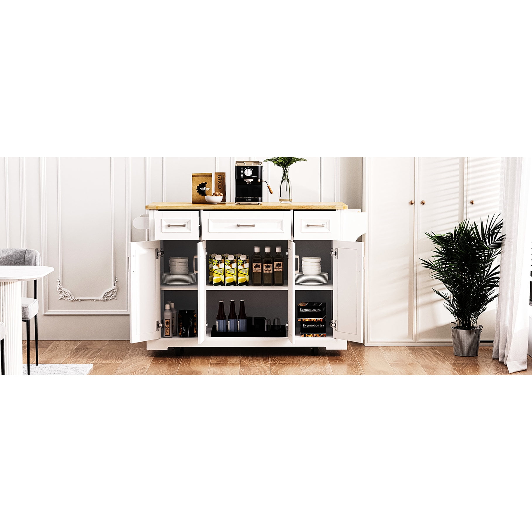 Hidden Wheels & Lockable Function - Kitchen Operations, Mobility and ...