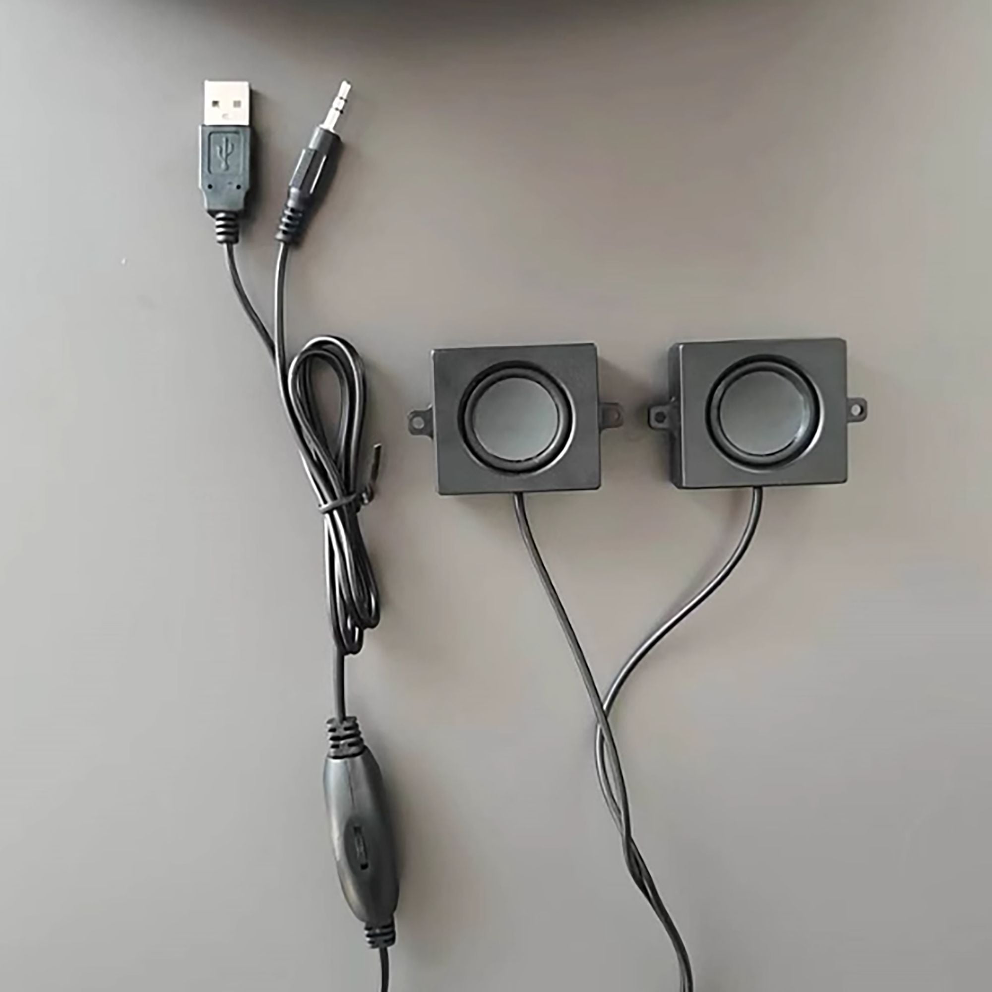 Hidden built-in desktop computer small speaker display, audio head unit ...