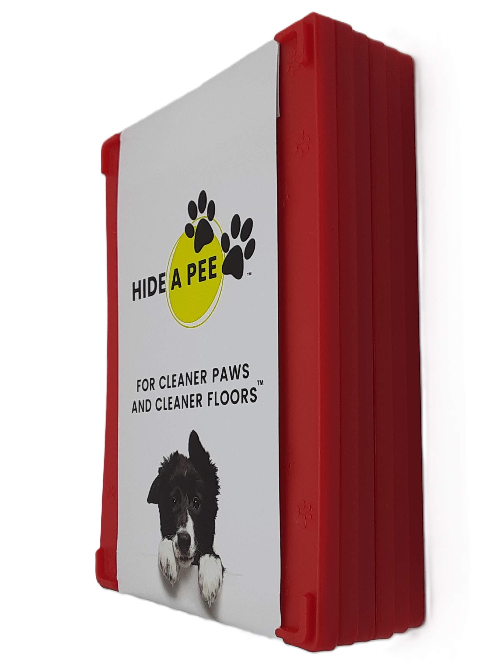 Hide A Pee™ Pee Spot Covers for Dog Pee Pads | 6 Red Paw Prints XO ...