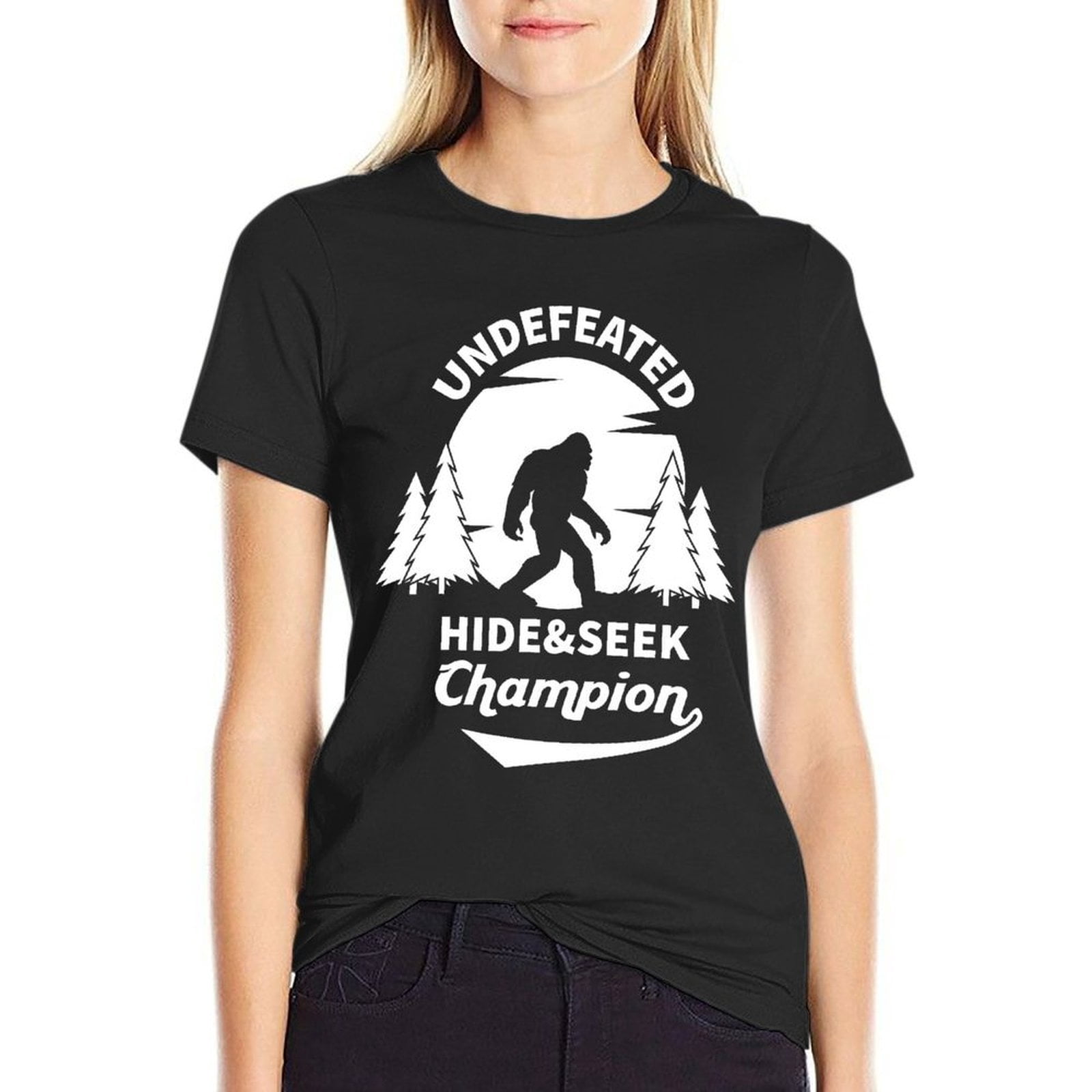 Hide And Seek Champion Women’s Short Sleeve Cotton T-Shirt HD Graphic ...