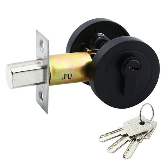 Hide Designs Single Cylinder Deadbolts Sturdy Stainless Steel Lock for ...