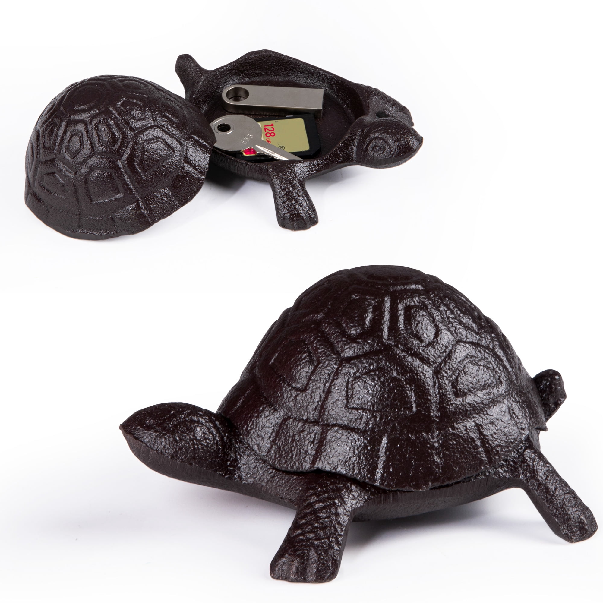 MyMealivos Hide a Key Outside Fake Rock Key Hider Turtle Look for ...