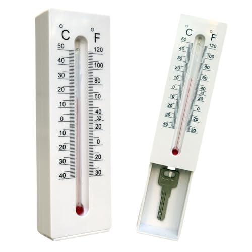 Hide A Key Thermometer Outdoor Key Hiders Outside House Spare Keys ...