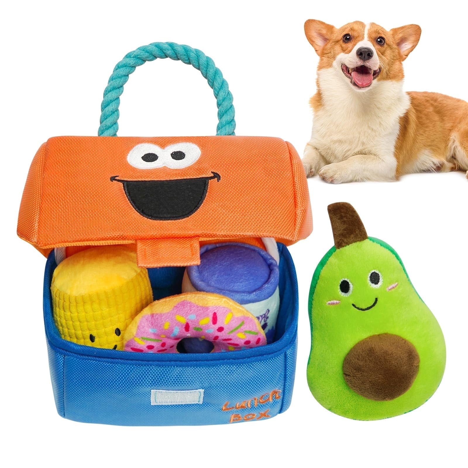 Hide and Seek Dog Toys, Squeaky Interactive Puzzle Dog Toys for Boredom ...