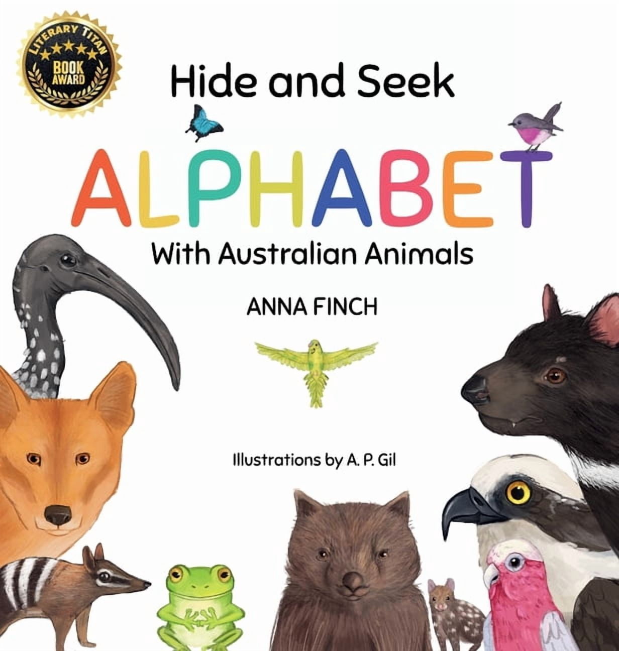 Hide and Seek Alphabet: With Australian Animals, (Hardcover) - Walmart.com