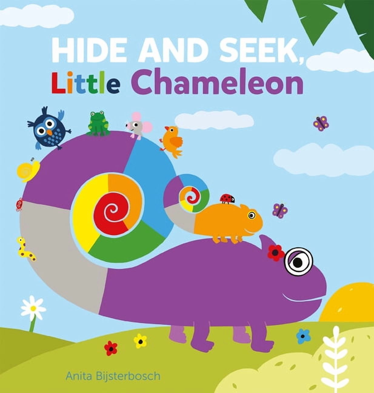 Hide and Seek, Little Chameleon, (Board Book) - Walmart.com