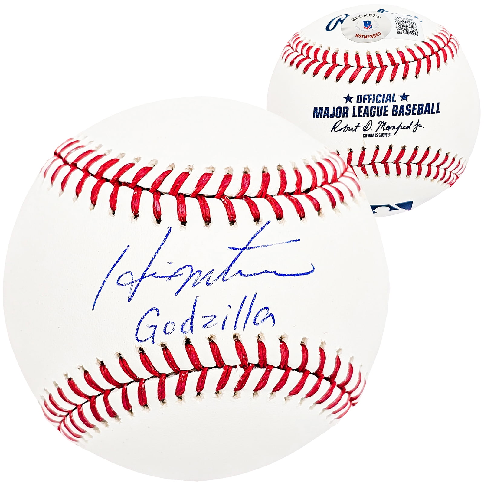 Hideki Matsui Autographed Official MLB Baseball New York Yankees ...