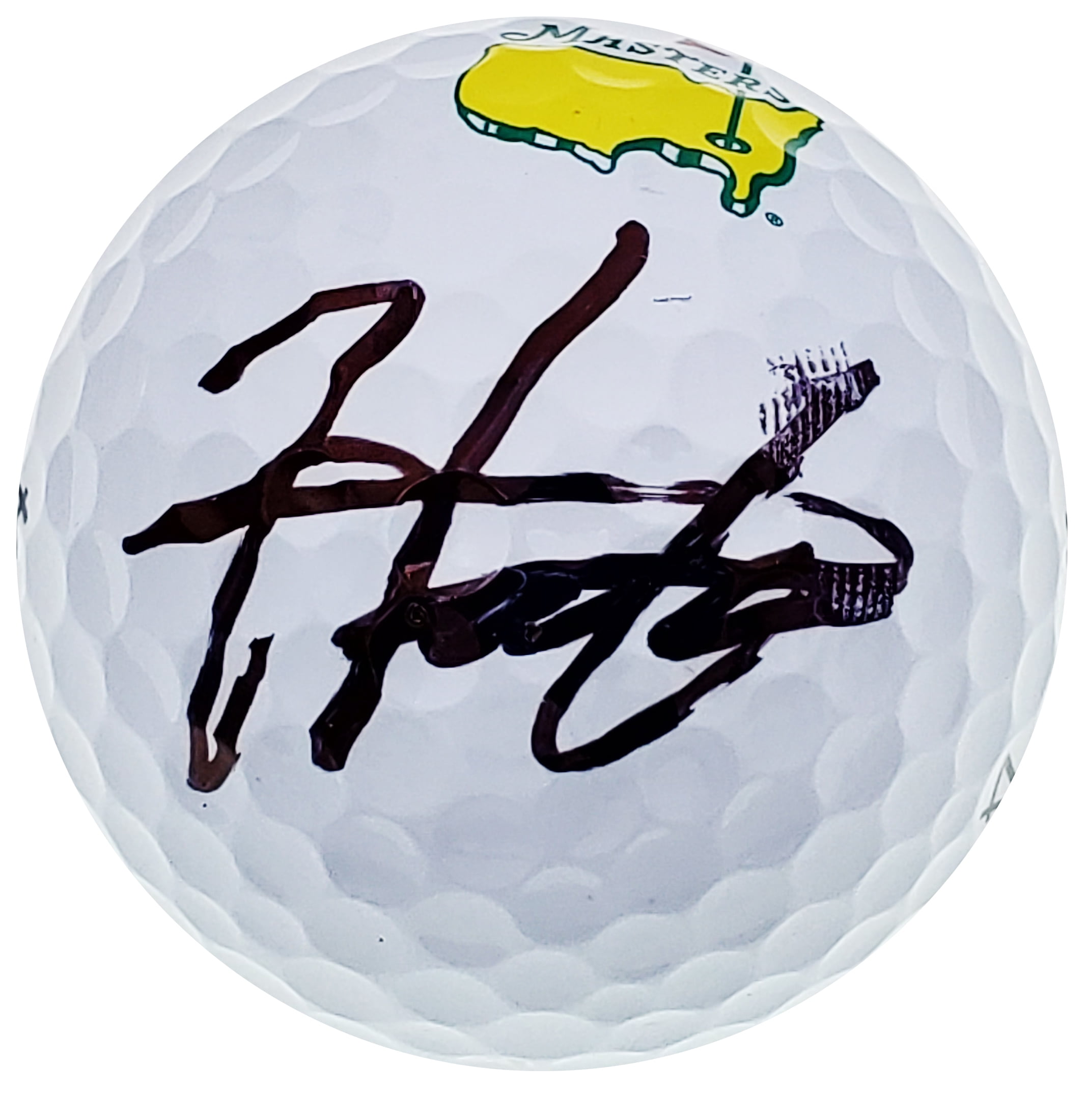 Hideki Matsuyama Autographed Masters Logo Golf Ball (Smudged) Beckett ...