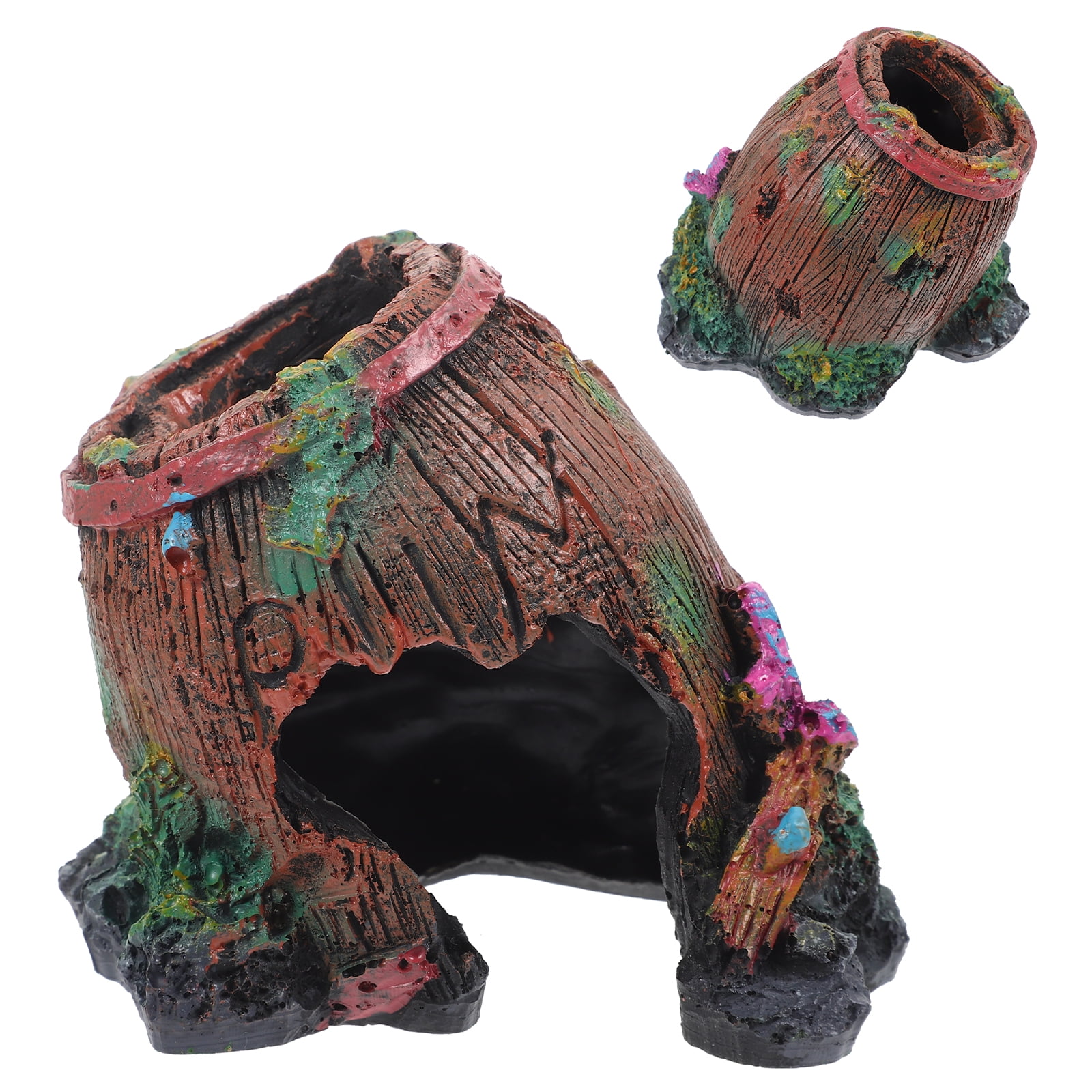 Hides Gecko Humid Hide Reptile Feeding .50X10.00X9.50CM - Walmart.com