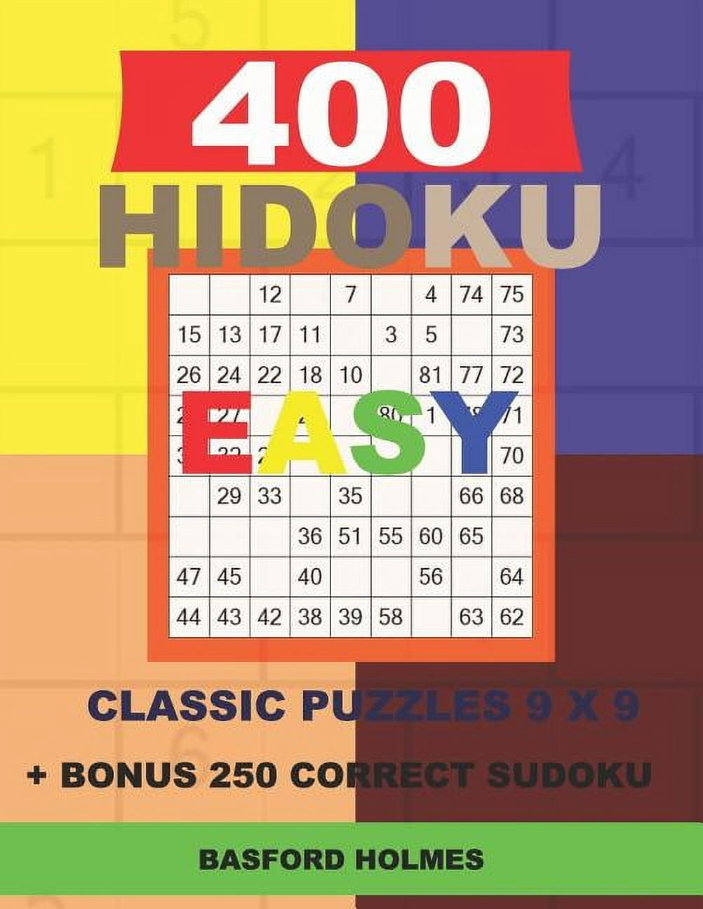 Hidoku Classic Puzzles 9 X 9 400 HIDOKU EASY classic puzzles 9 x 9 ...