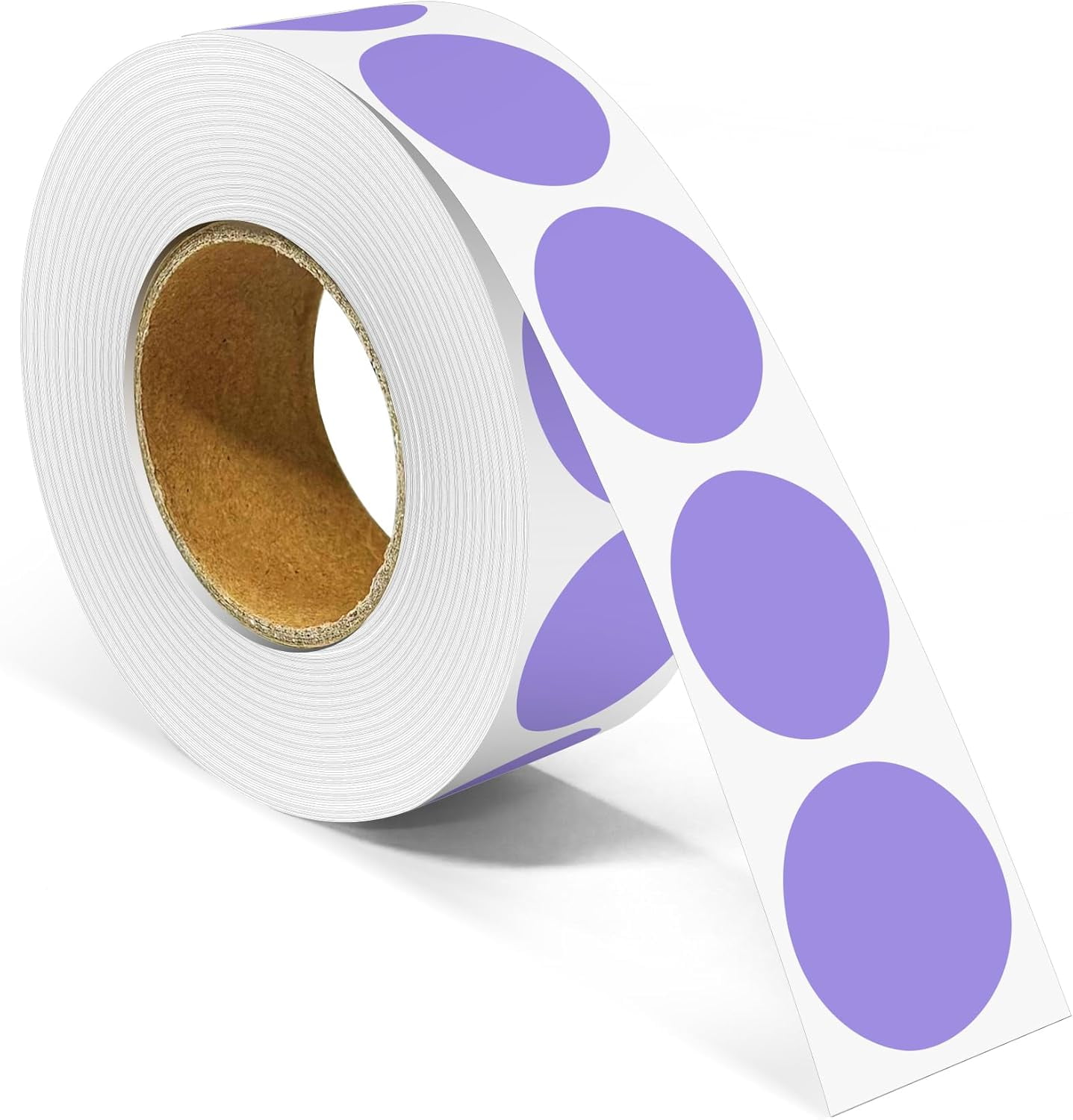 Hidove 1 Inch Round Color Coding Labels, 1000 Dots Per Roll Lavender ...