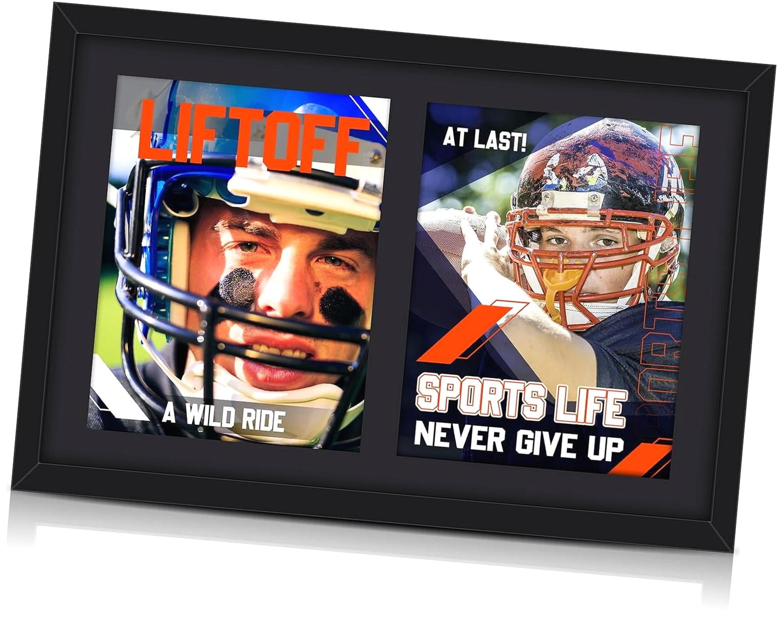 Hidove 1 Pcs 14x20 Inch Double Magazine Frame Displays Two 8x11 Inch ...