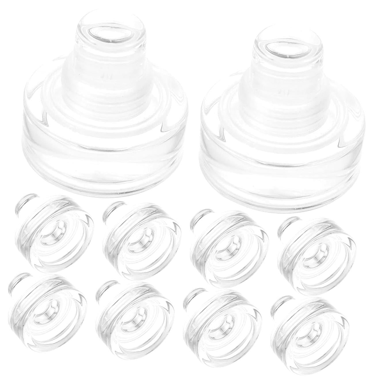 Hidove 10-Piece Glass Bottle Stoppers, T-Shaped Savers for Decanter ...