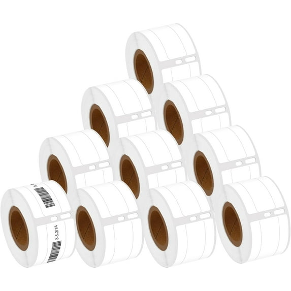 Hidove 10 Roll (390 Labels) for 30327 (9/16'' 3-7/16") White File ...