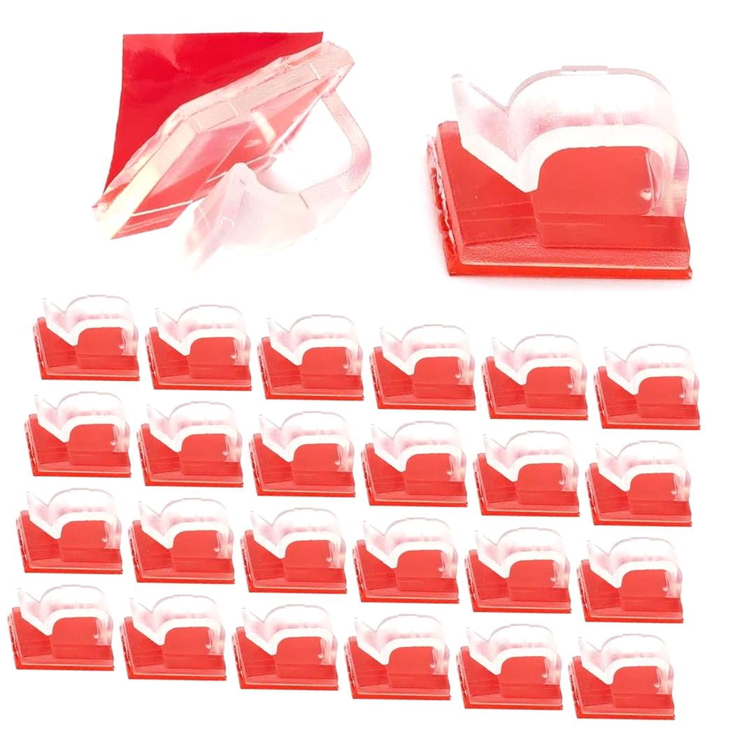 Hidove 100-Piece Cable Clips Set, Clear Wire Holders for Cord ...