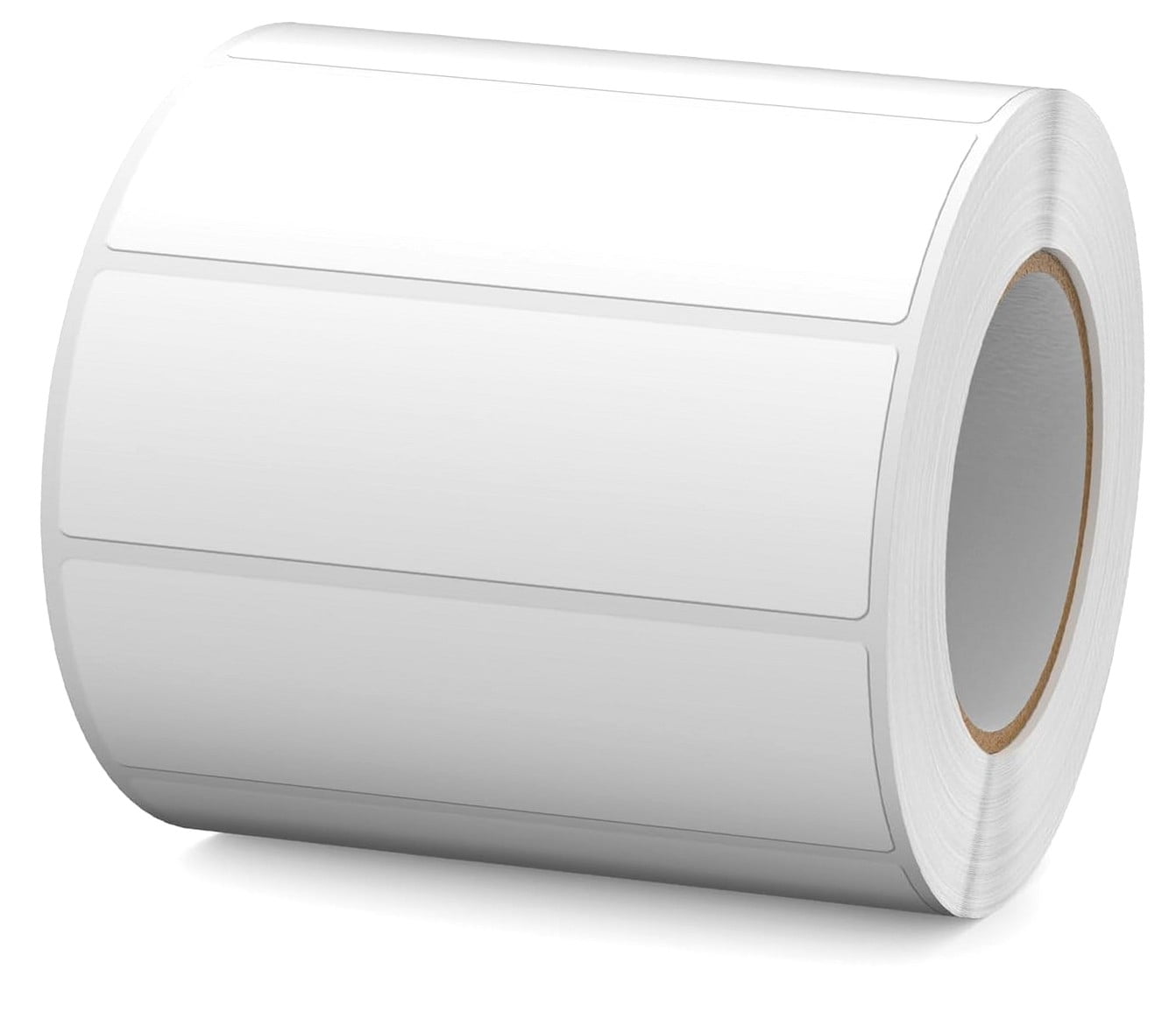Hidove 1000 Pieces White Rectangle Stickers 3x1 Inch Vinyl Labels Roll ...