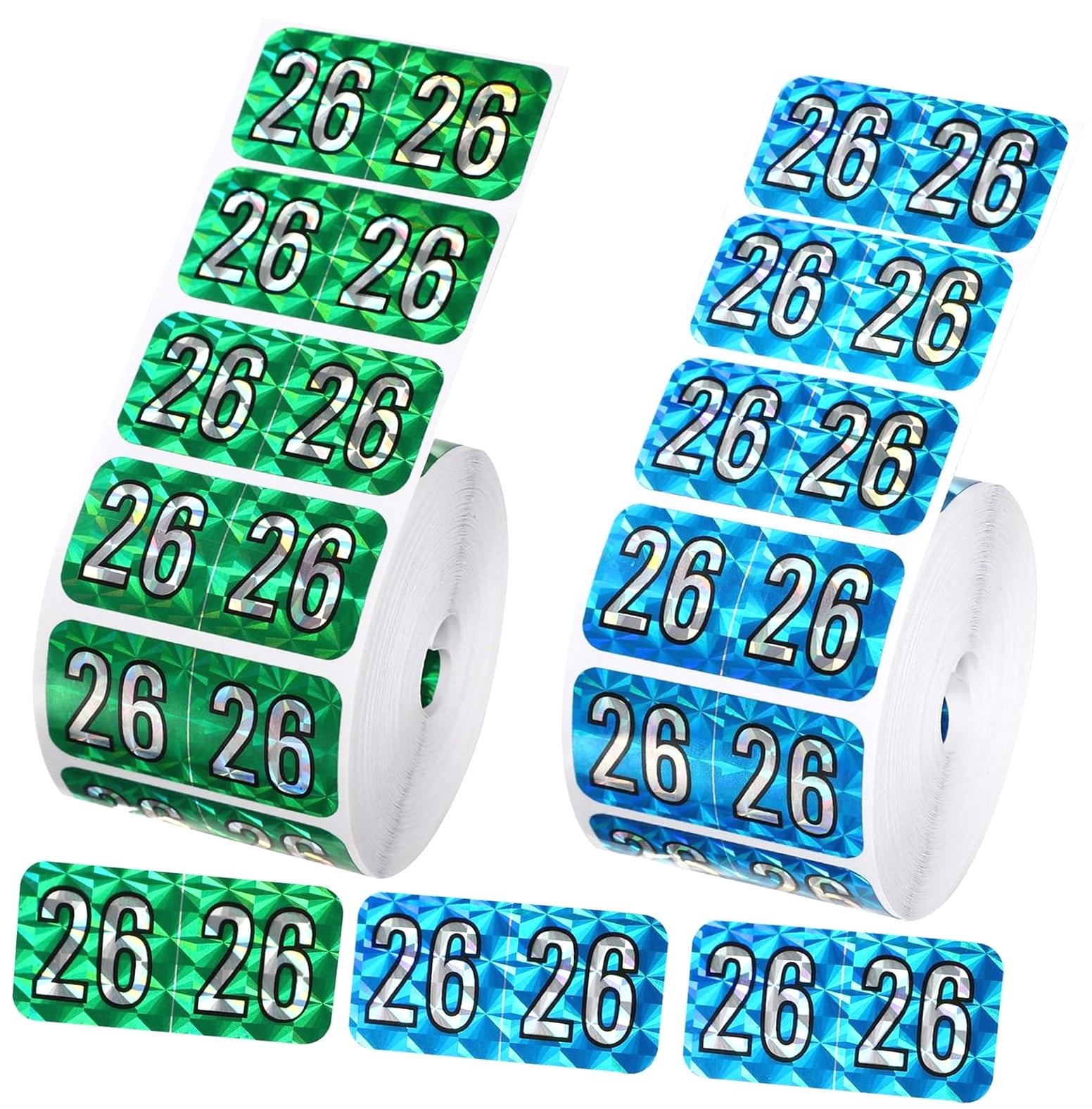 Hidove 1000pcs/ 2 Rolls 2026 Year Labels, 1.5x0.75 Inch File Folder ...