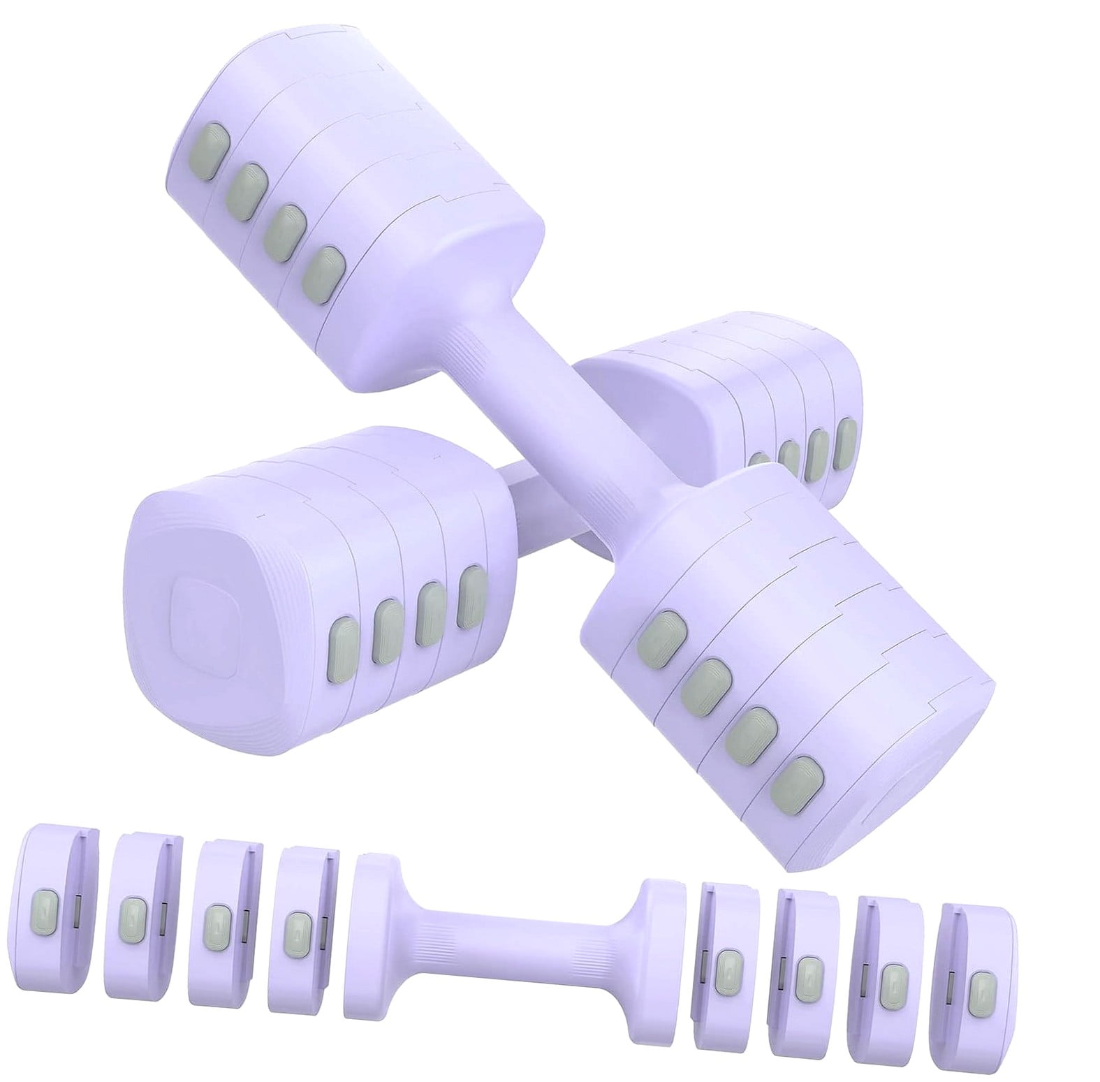 Hidove 13.2LB Dumbbell Set, 5 Levels Weights Dumbbell Set with Each 2 ...