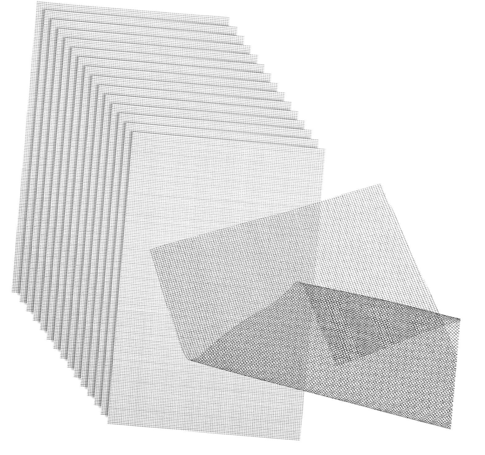 Hidove 15 Pcs Pot Hole Mesh Pad, Bonsai Bottom Mesh for Drainage ...