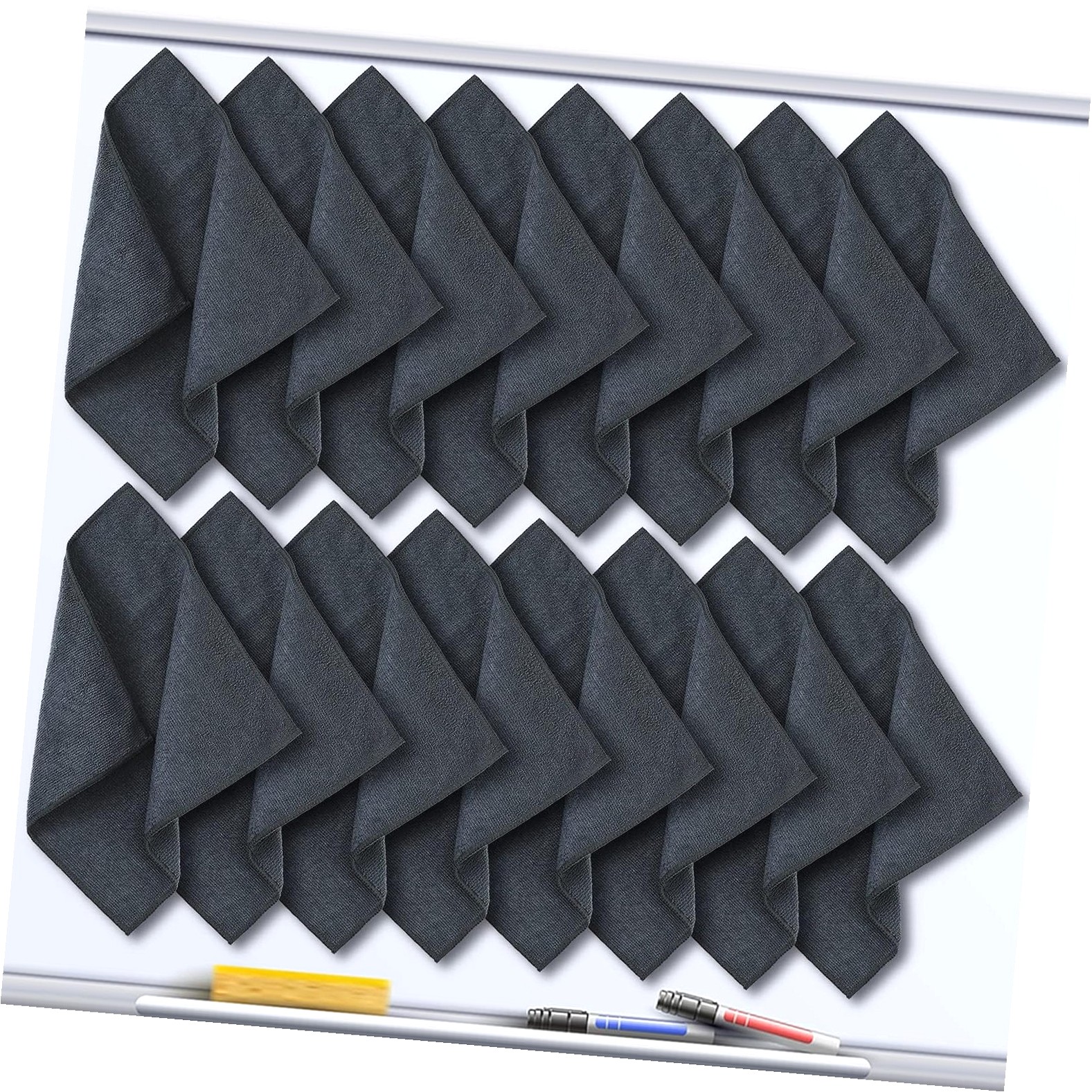 Hidove 16 Pcs Cleaning Cloth Dry Erasers for White Boards with Most ...