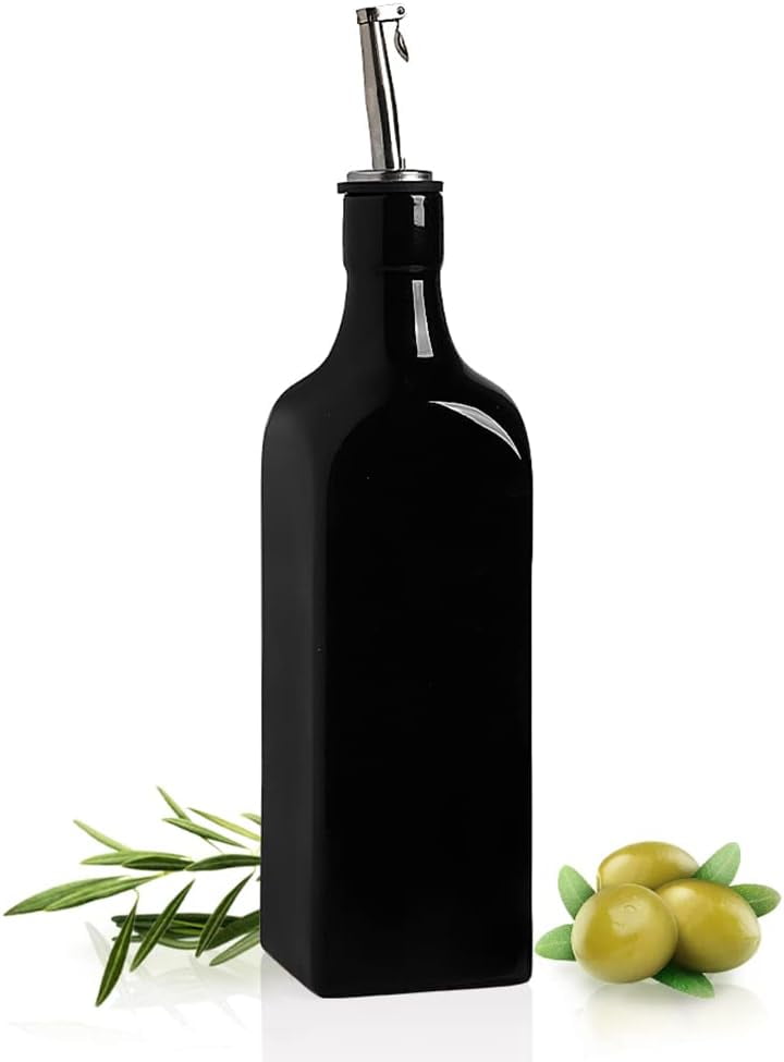 Hidove 19 Fl Oz Ce Olive Oil Dispenser Bottle with Spout, Large Oil ...