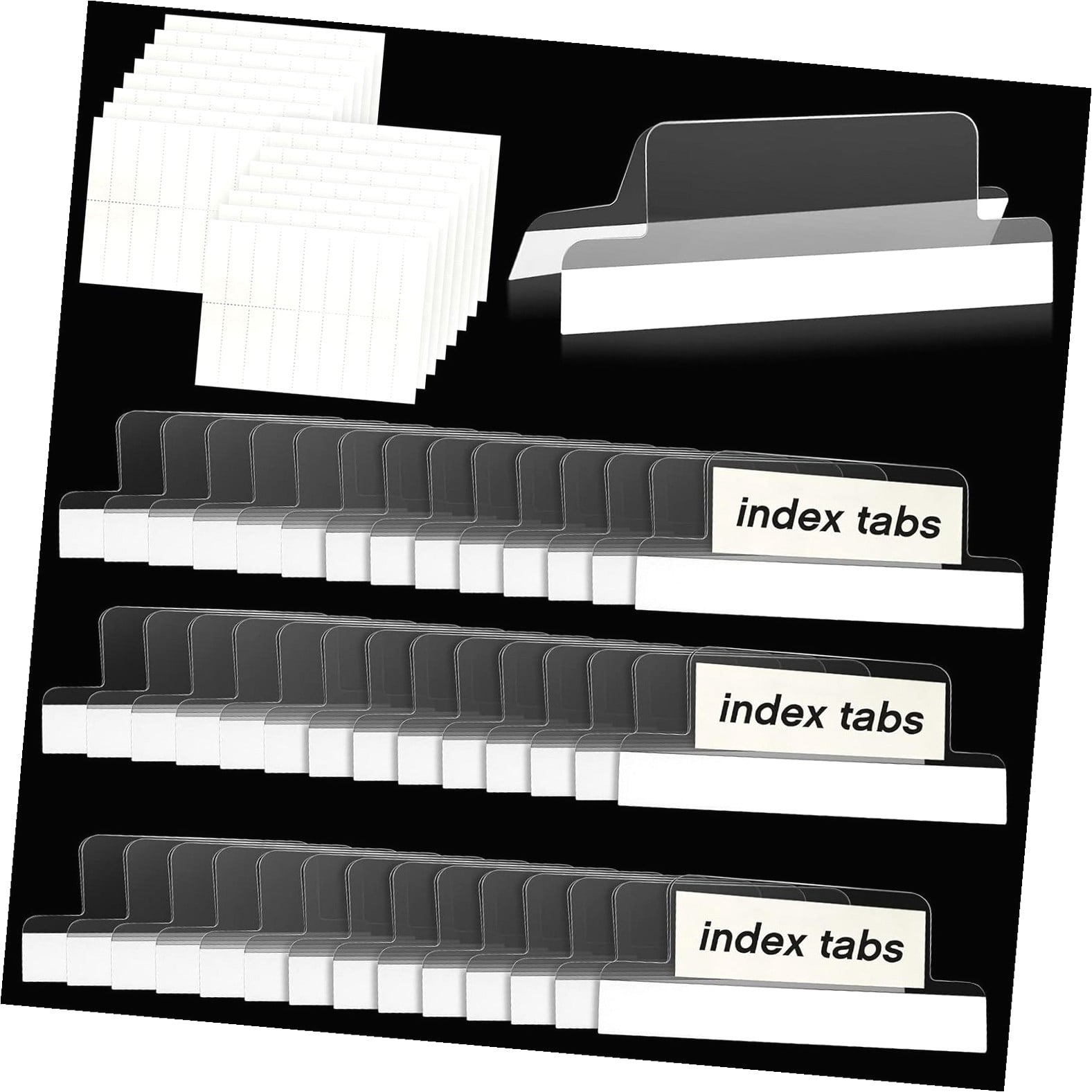Hidove 2 Inch Insertable Self-Adhesive with Printable Inserts with File ...