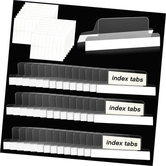 Hidove 2 Inch Insertable Self-Adhesive with Printable Inserts with File ...