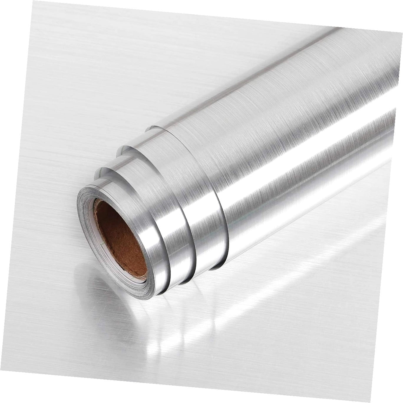 Hidove 24x160 Inch Silver Steel Contact Paper with Metal Texture ...