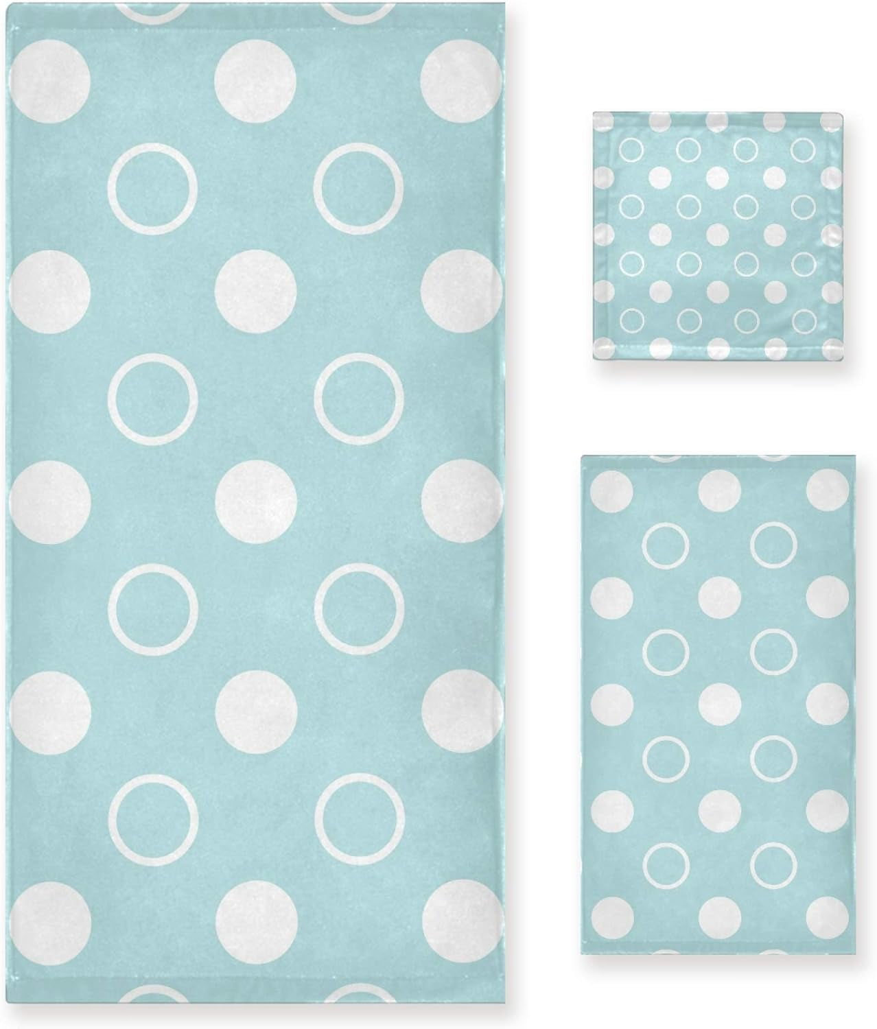 Hidove 3 Piece Bath Towel Set Soft Highly Absorbent Bathroom Towels