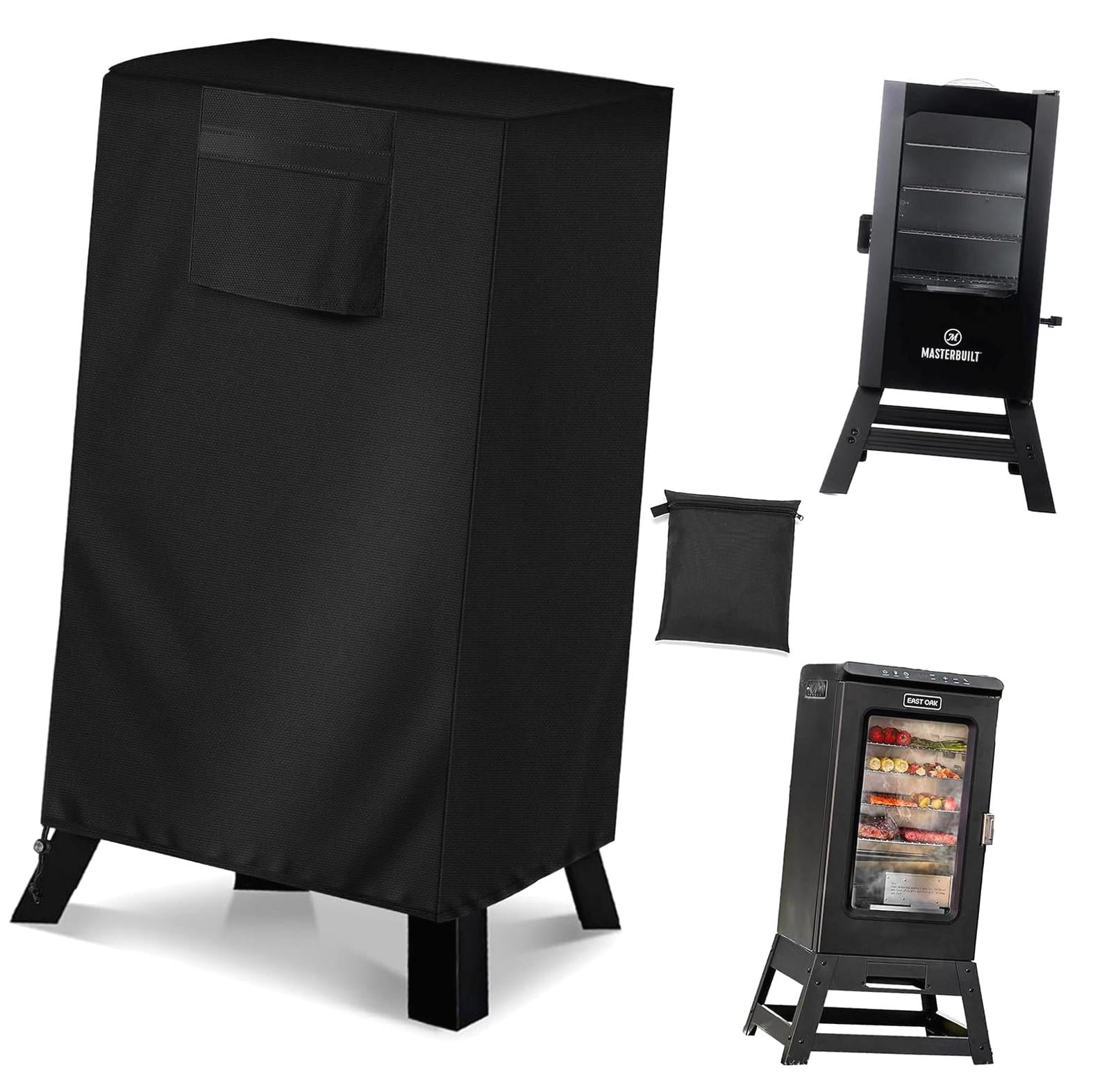 Hidove 30-inch Cover for Vertical Smokers, with Most (19"Lx20"Wx32"H ...