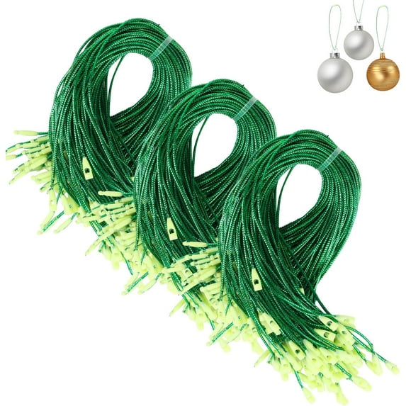 Hidove 300 Pcs Ornament String, Ornaments Hangers for Christmas Tree ...