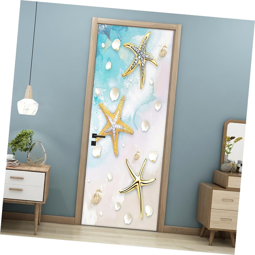 Hidove 3D Door Sticker Wallpaper Covers Murals and Stick Wrap for ...