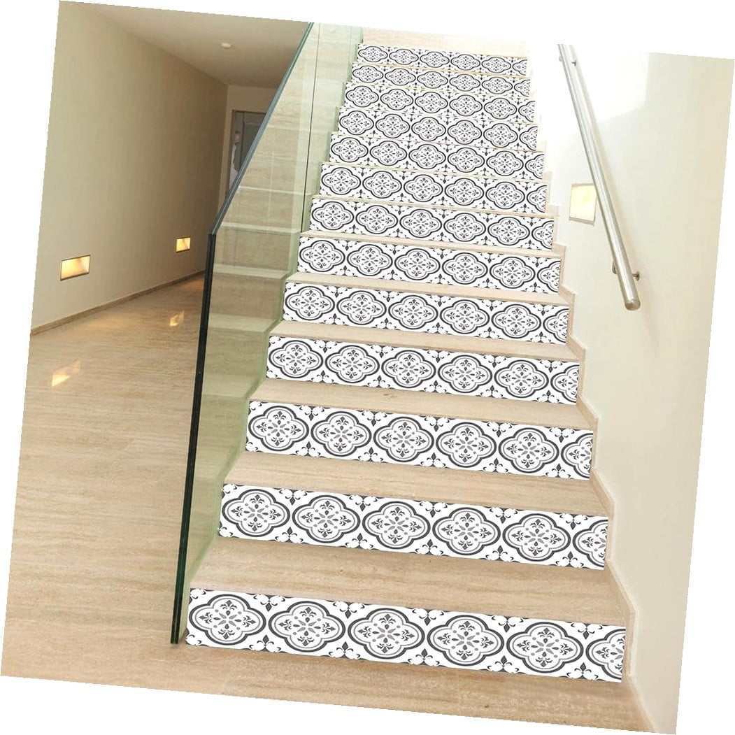 Hidove 3D Stair Stickers Brick Staircase Removable Tile Stair Risers ...