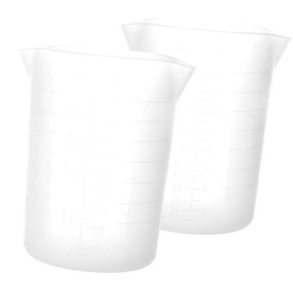 Hidove 450ml Large Measuring Cups, 15OZ Squeeze and Pour Cups for Epoxy, Molds, Craft Projects ...